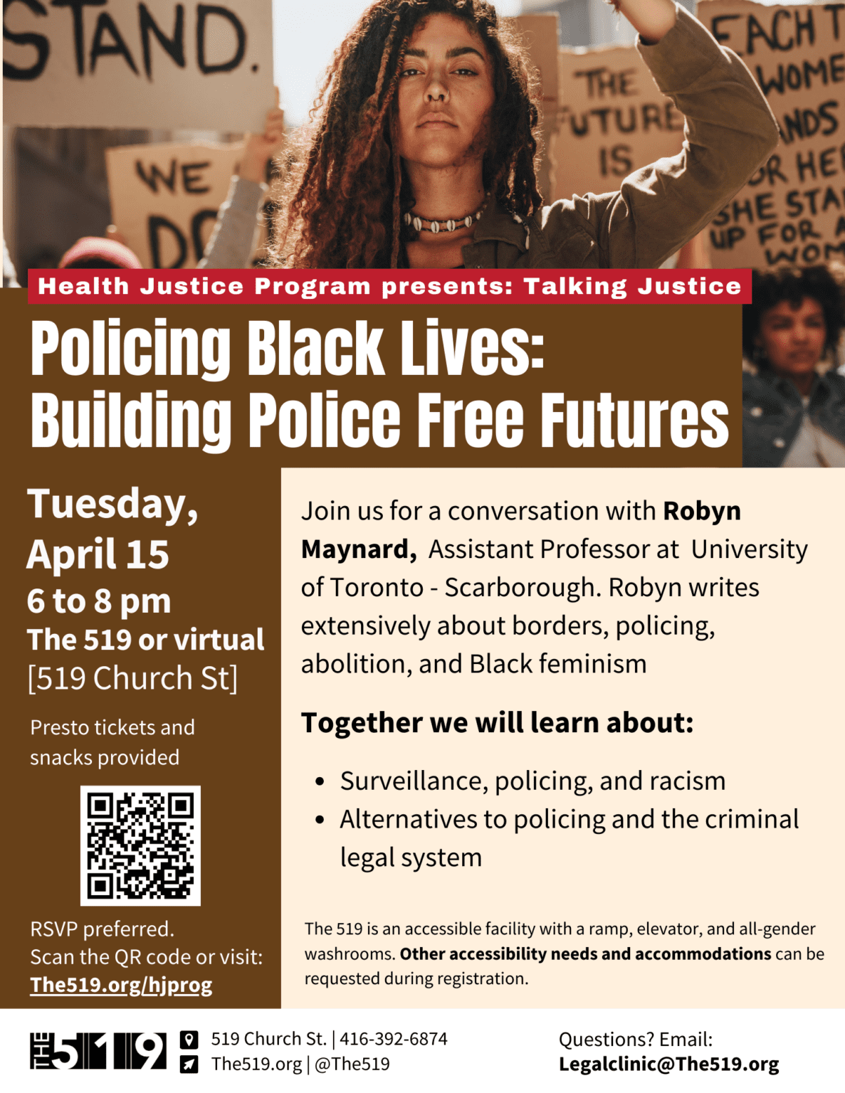 Talkin’ Justice: Legal Education Workshops - The 519