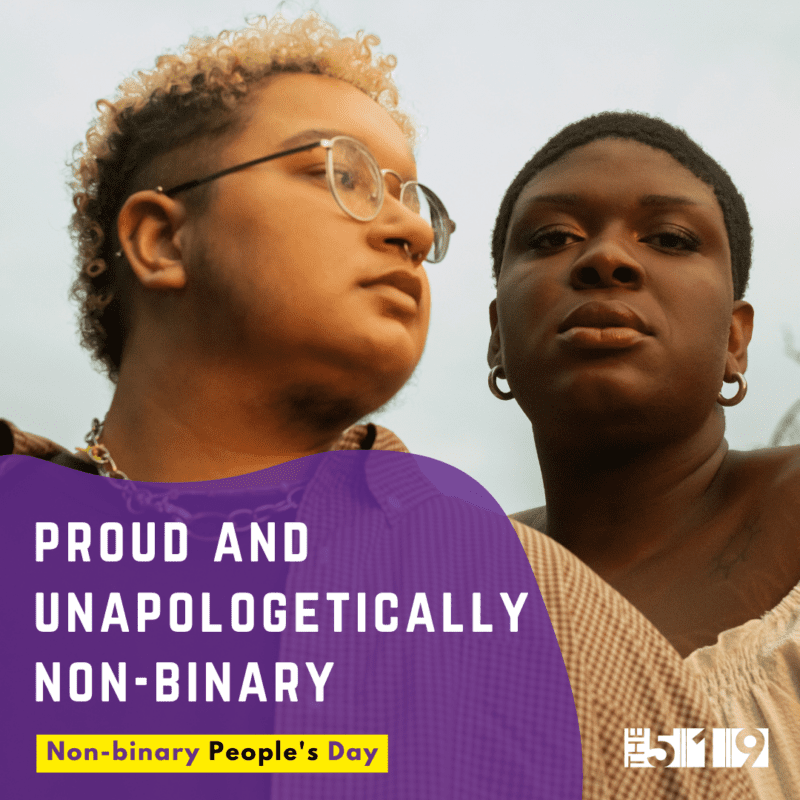 Non-binary Awareness Week - The 519
