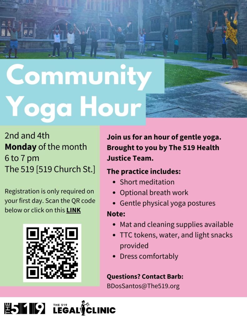 2SLGBTQ+ Community Yoga - The 519
