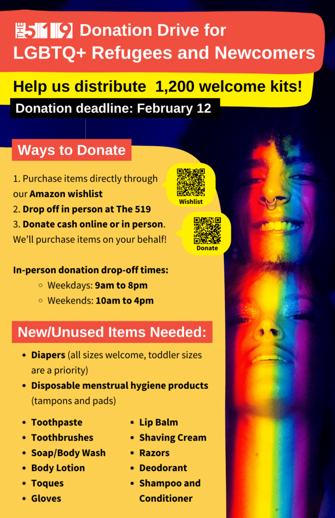 Donate – Love in Action: Unity for Refugees Day - The 519